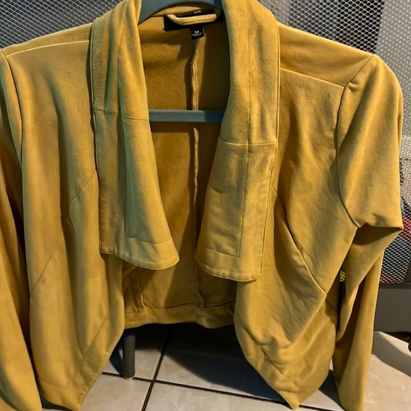 Romeo & Juliet Couture | Jackets & Coats | Mustard Colored Jacket To ...